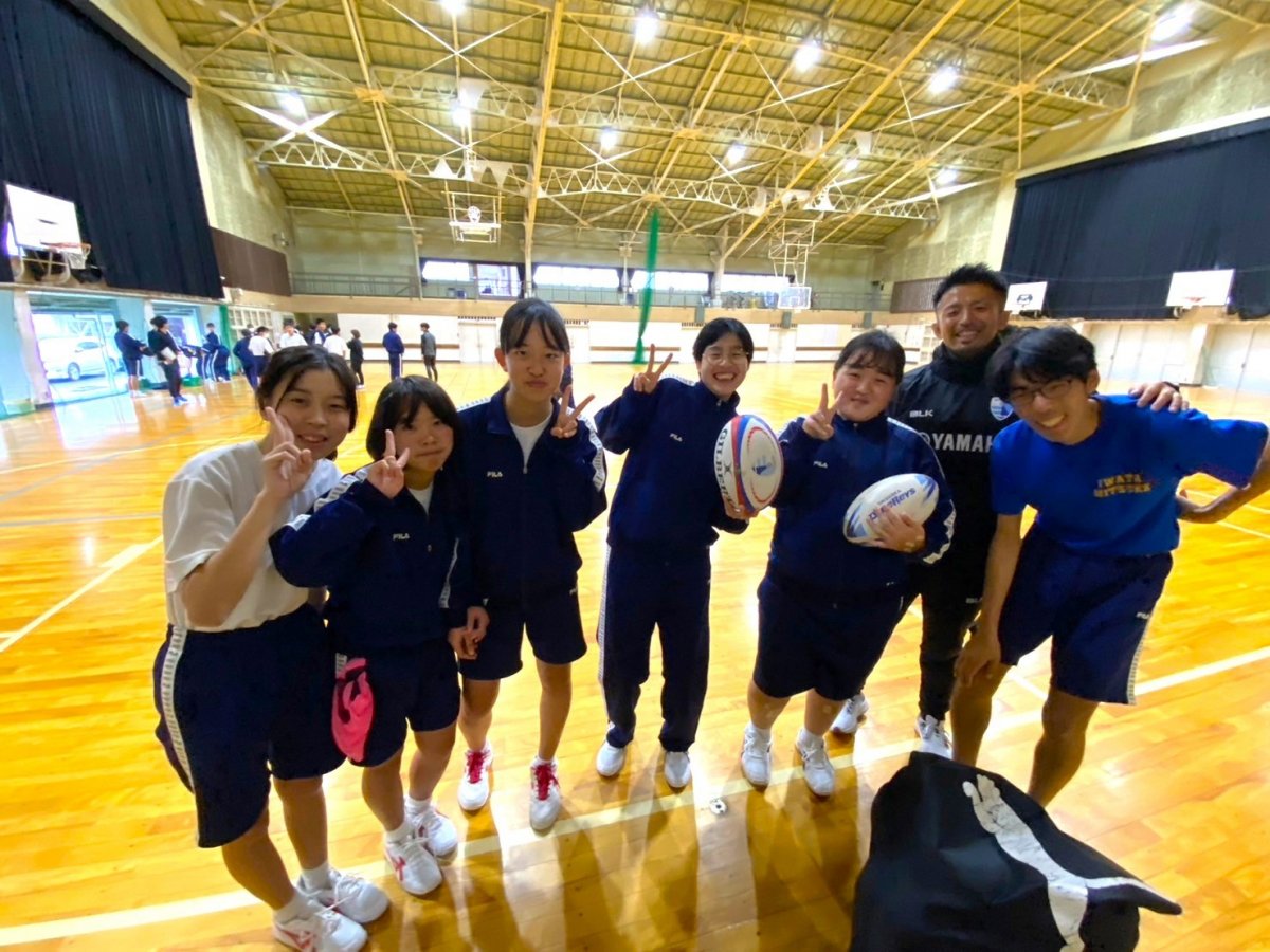 普及No.181【REVSキャラバン】袋井特別支援学校見付分校にてタグラグビー教室を実... | 【公式】静岡ブルーレヴズ