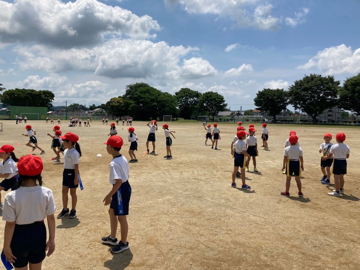 普及No.27【REVSキャラバン】浜松市立中瀬小学校にてタグラグビー教室を実施いたし... | 【公式】静岡ブルーレヴズ