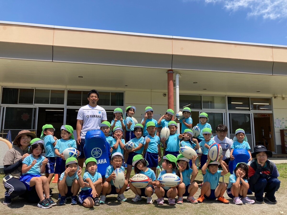 普及No.21【REVSキャラバン】いずみ第三保育園にてラグビー体験を実施いたしました | 【公式】静岡ブルーレヴズ