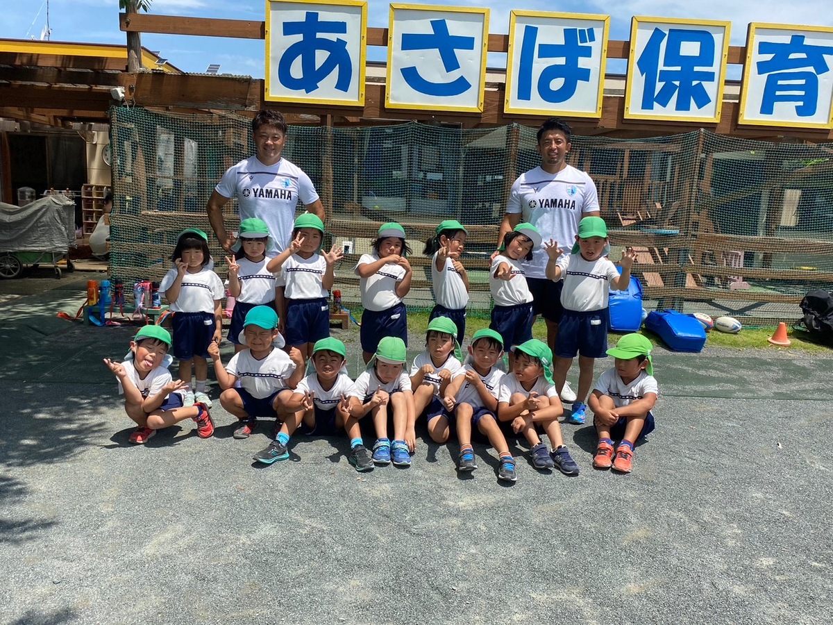 普及No.56【REVSキャラバン】あさば保育園にてラグビー体験を実施しました | 【公式】静岡ブルーレヴズ