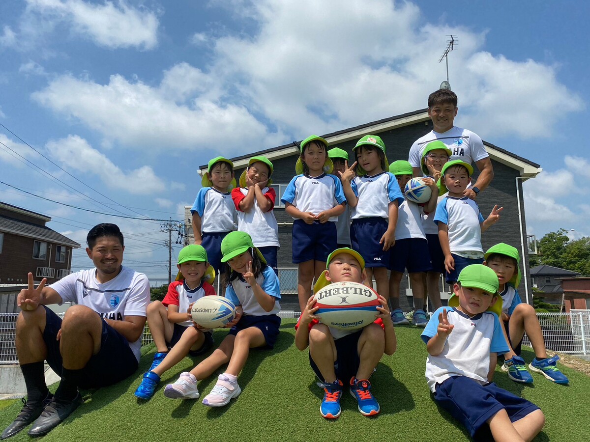 普及No.57【REVSキャラバン】のびやかMIRAI保育園にてラグビー体験を実施しました | 【公式】静岡ブルーレヴズ
